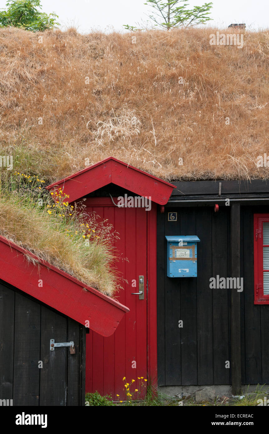 Tinganes peninsula is the oldest part of the Faroe's islands capital ...