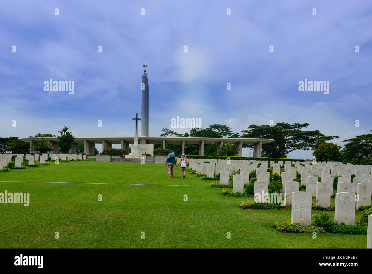 Singapore Memorial Kranji War Cemetery High Resolution Stock ...