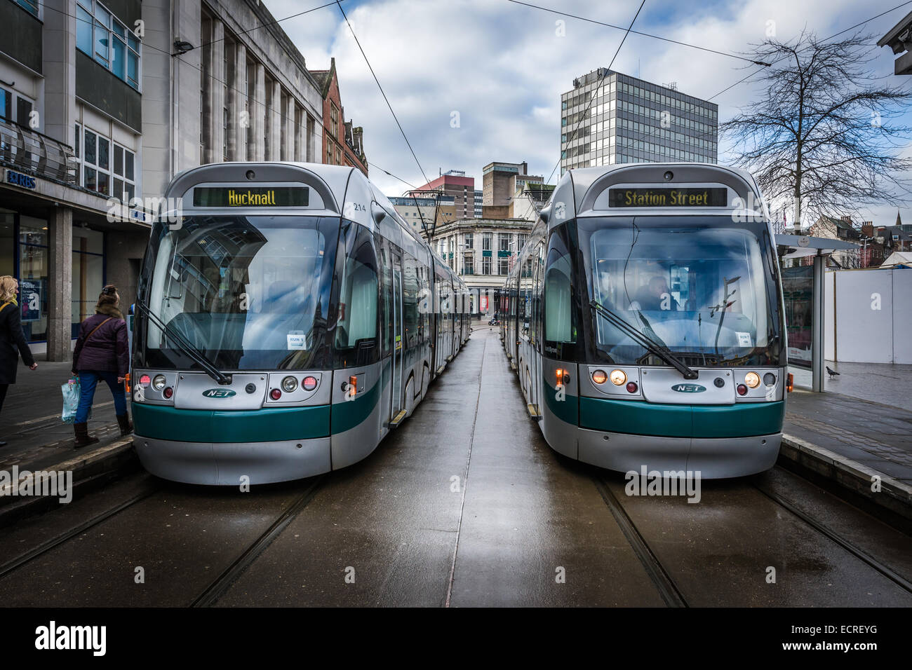 Nottingham city transport hi-res stock photography and images - Alamy