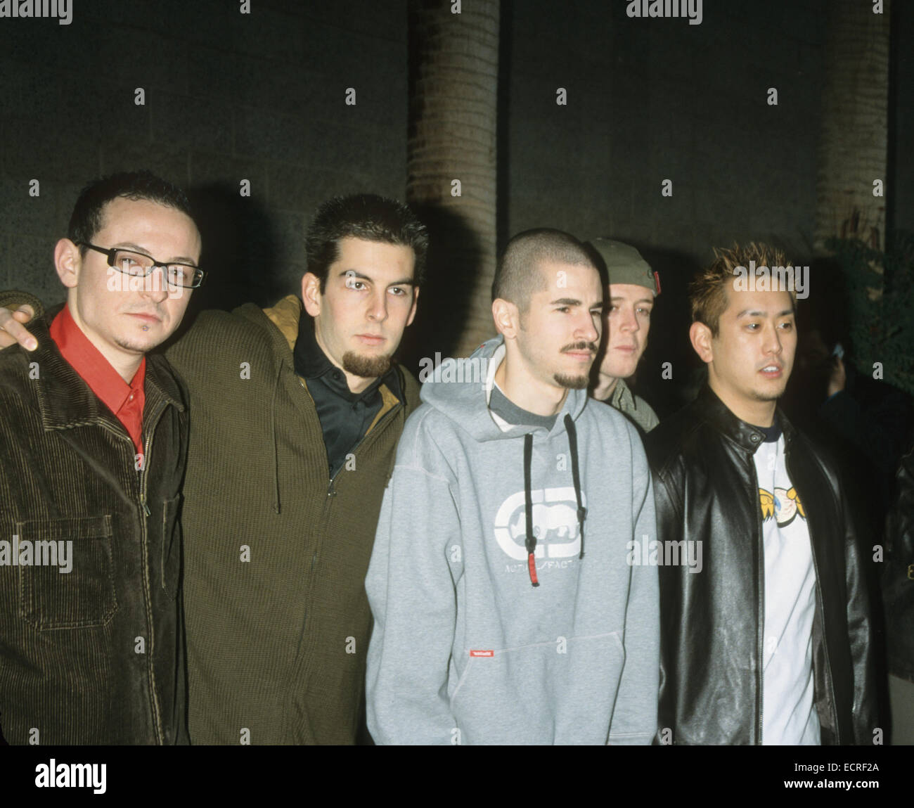 LINKIN PARK US rock group in 2001. Photo Jeffrey Mayer Stock Photo - Alamy