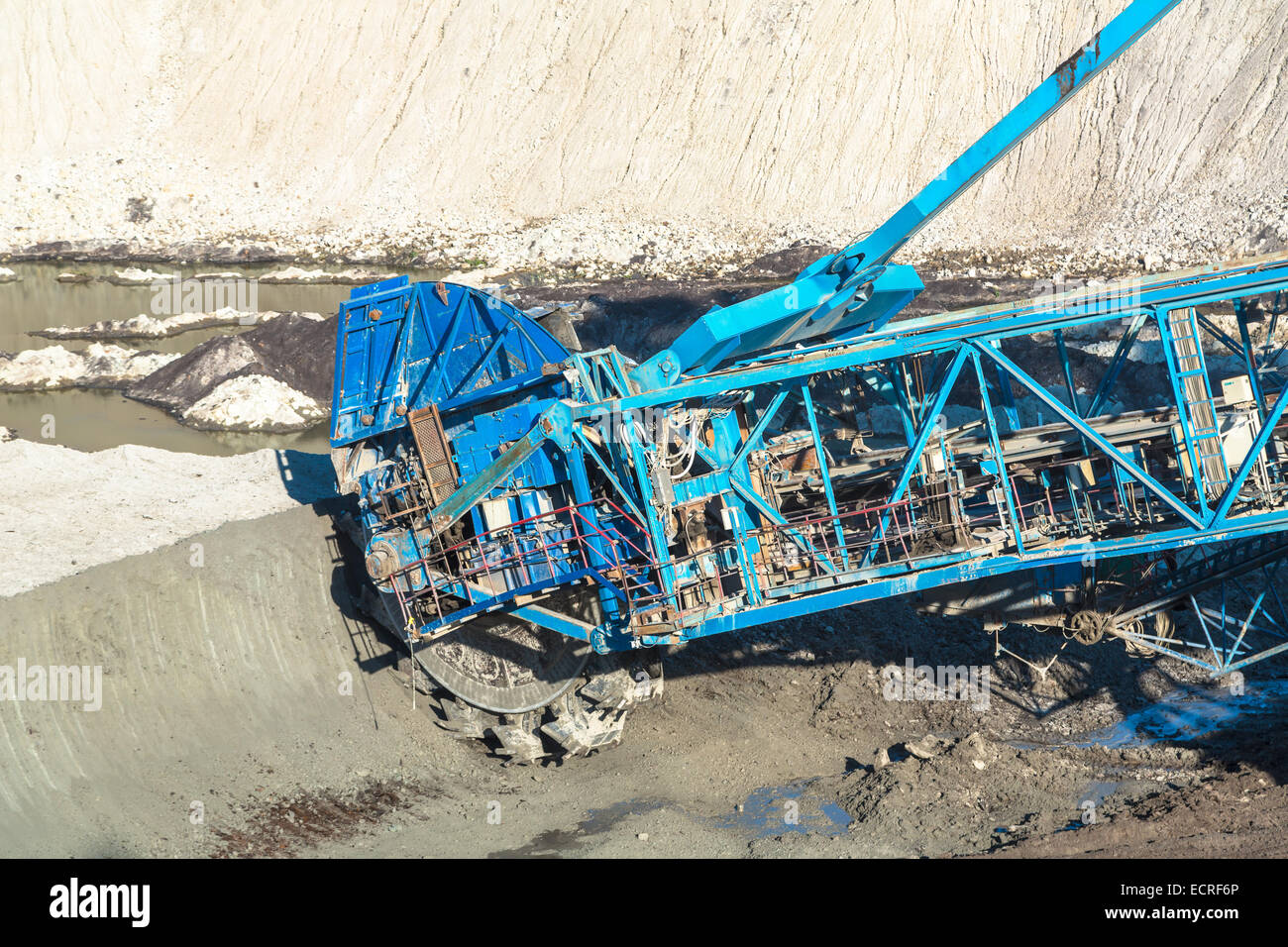 Mining machinery in the mine closeup Stock Photo - Alamy