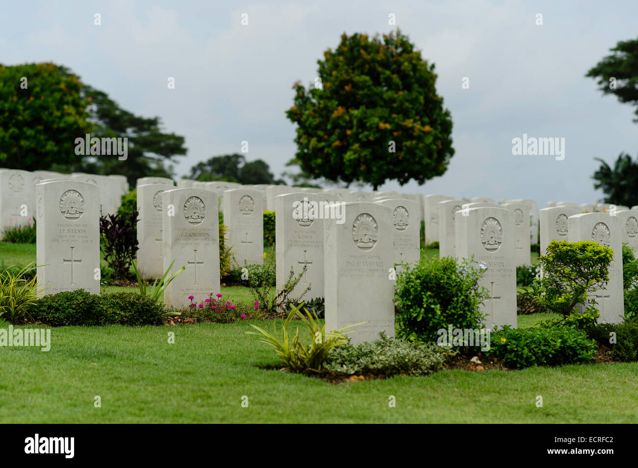 Singapore Memorial Kranji War Cemetery High Resolution Stock ...