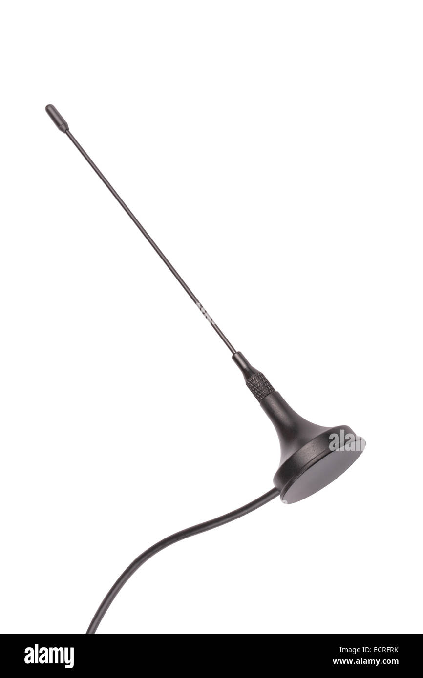 Black Antenna Isolated Stock Photo - Alamy