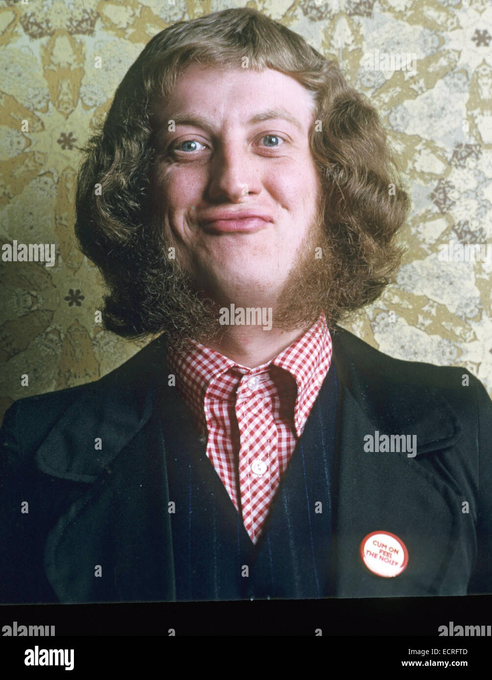 SLADE UK pop group with Noddy Holder about 1974 Stock Photo, Royalty ...