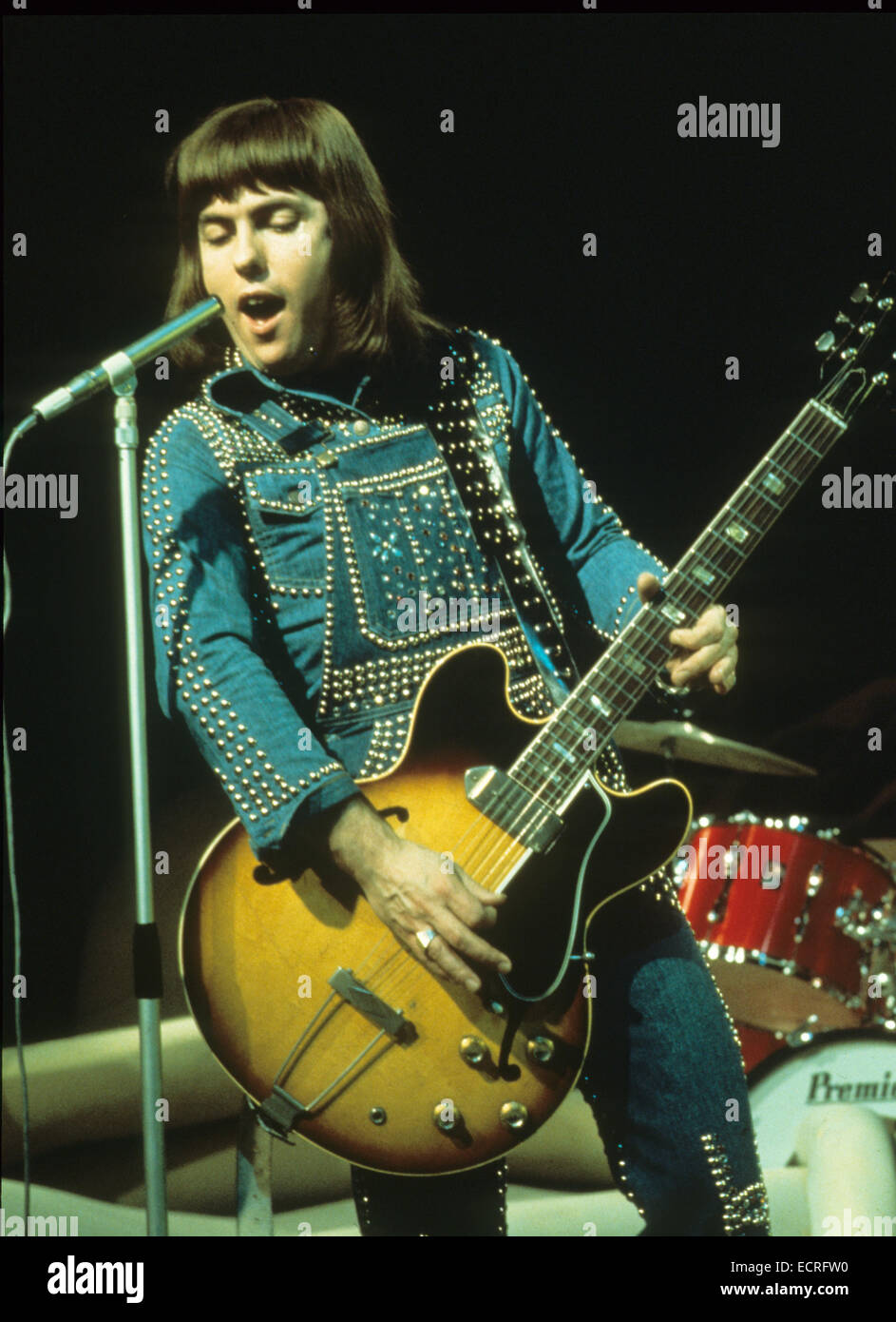 SLADE UK pop group with Dave Hill about 1974 Stock Photo - Alamy