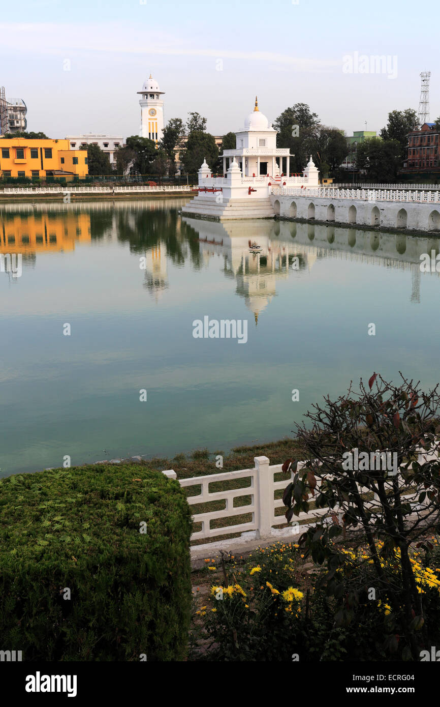 The queens pond at Rani Pokhari temple, also known as Nhu Pukhu ...