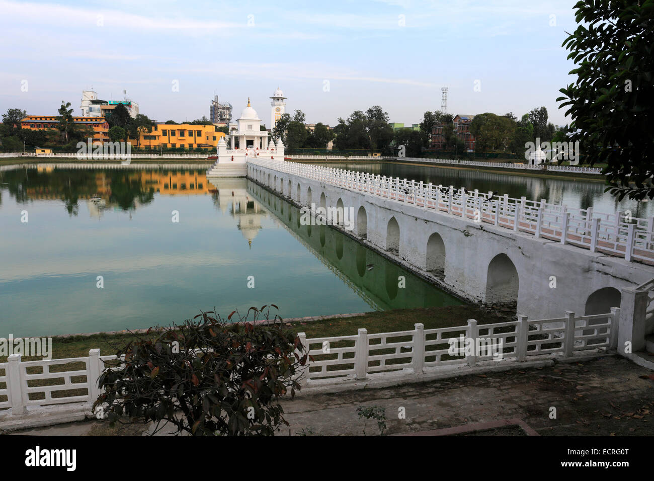 The queens pond at Rani Pokhari temple, also known as Nhu Pukhu ...