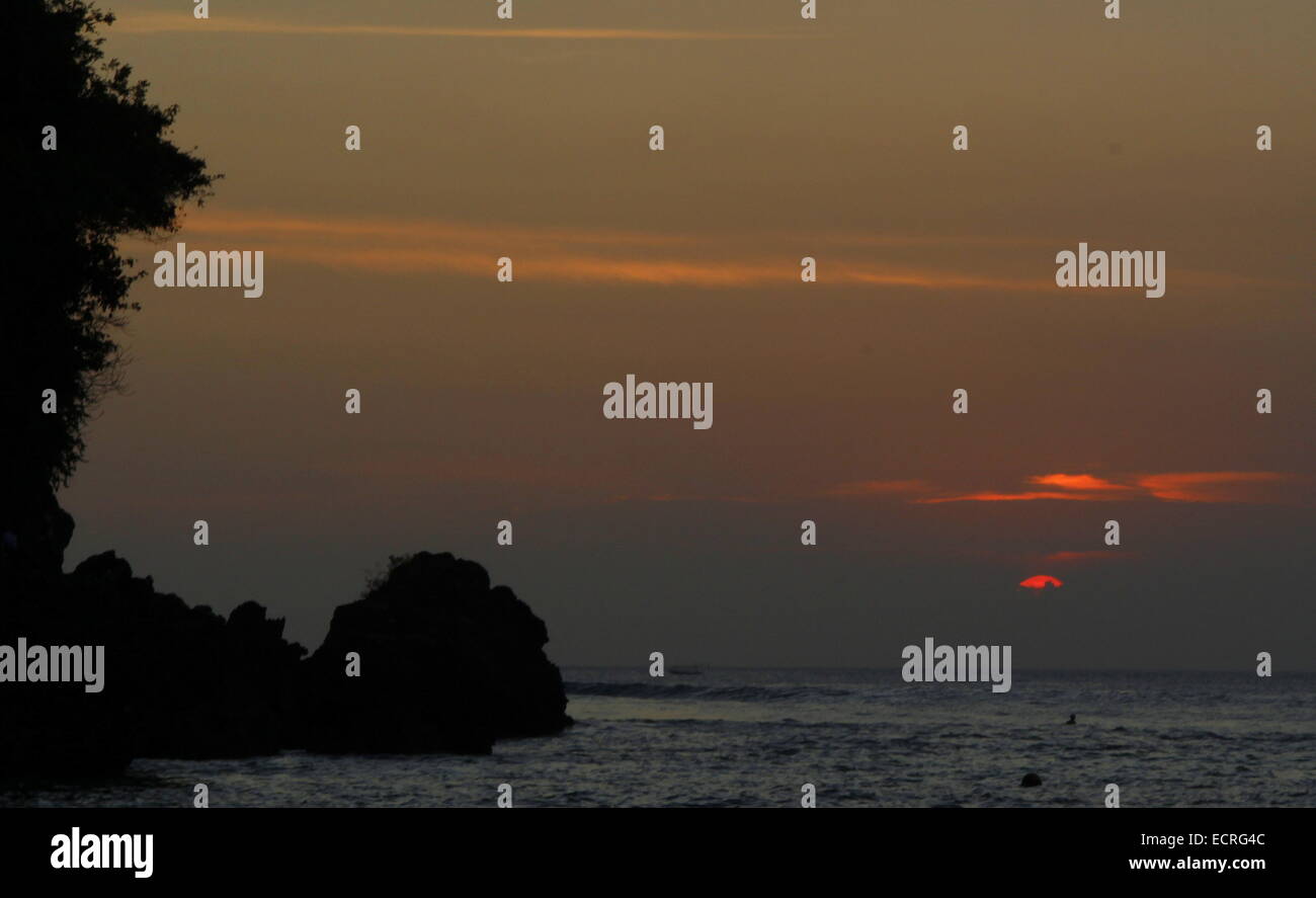 a liitle sun light before dark Stock Photo - Alamy