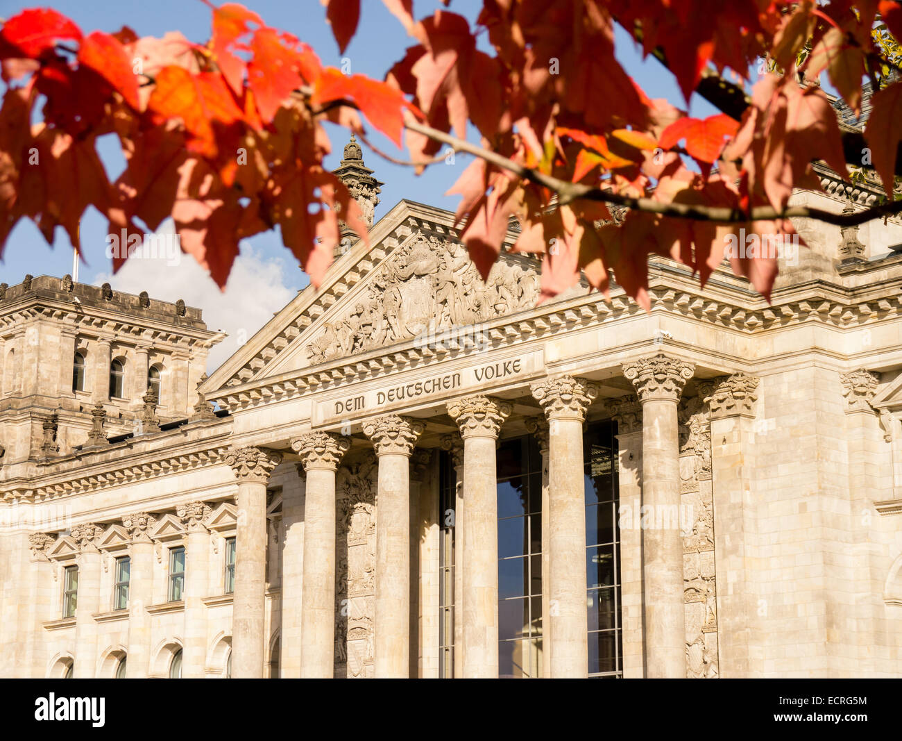 german bundestag on an autumn day Stock Photo - Alamy