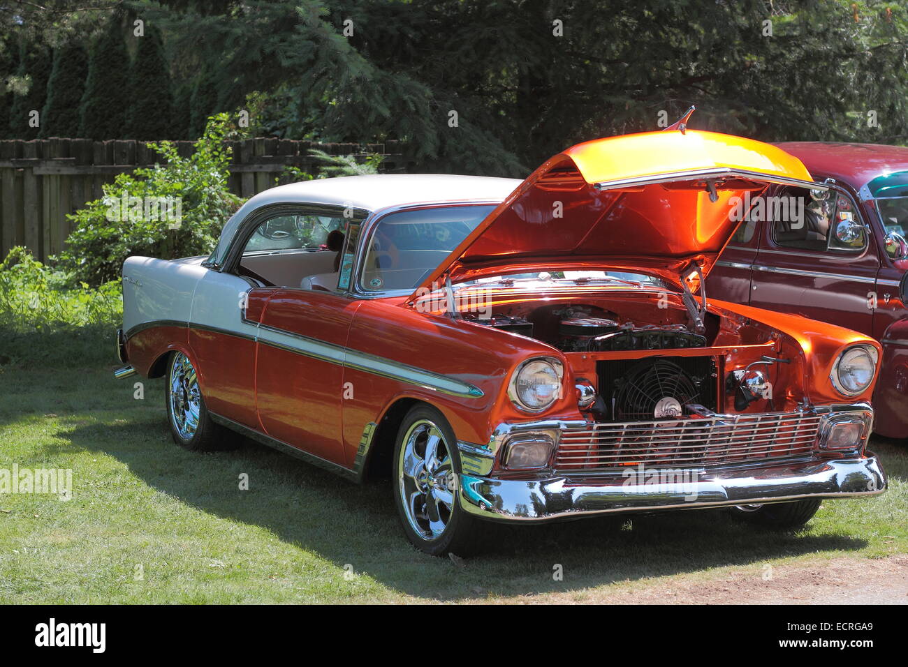 Classic Car on display at a Classic Car Show Stock Photo - Alamy