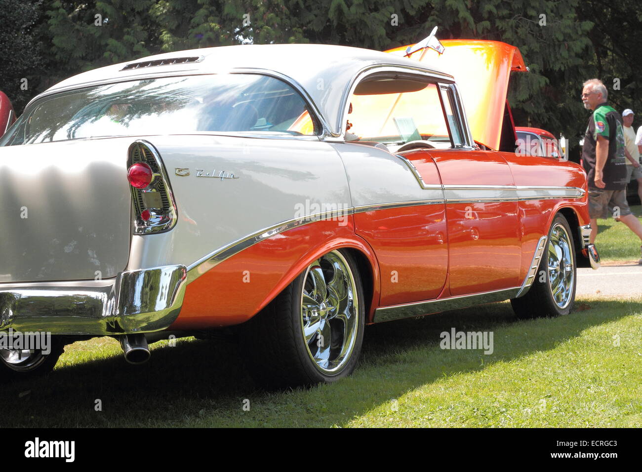 Classic Car on display at a Classic Car Show Stock Photo - Alamy
