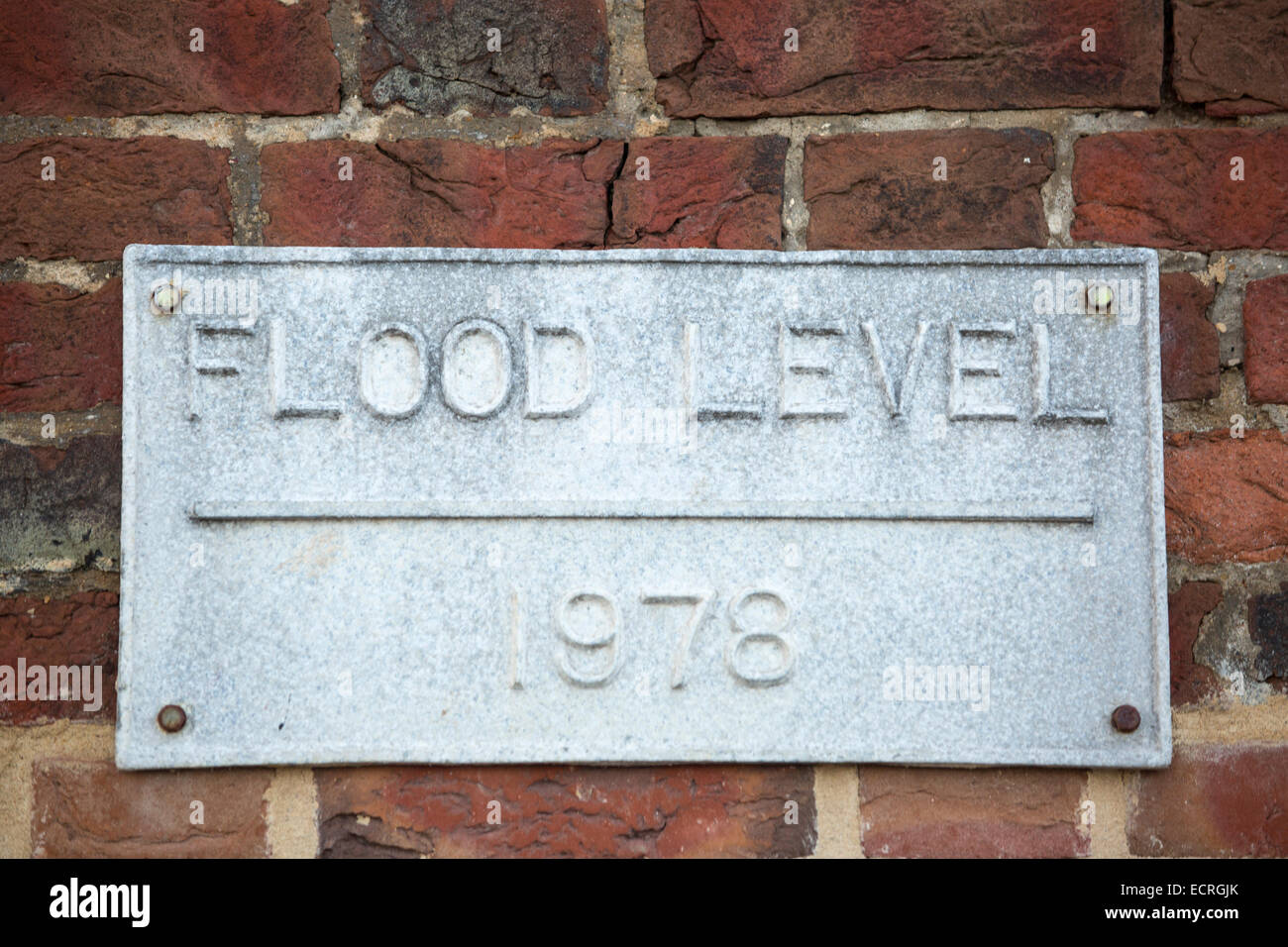 Flood marker hi-res stock photography and images - Alamy