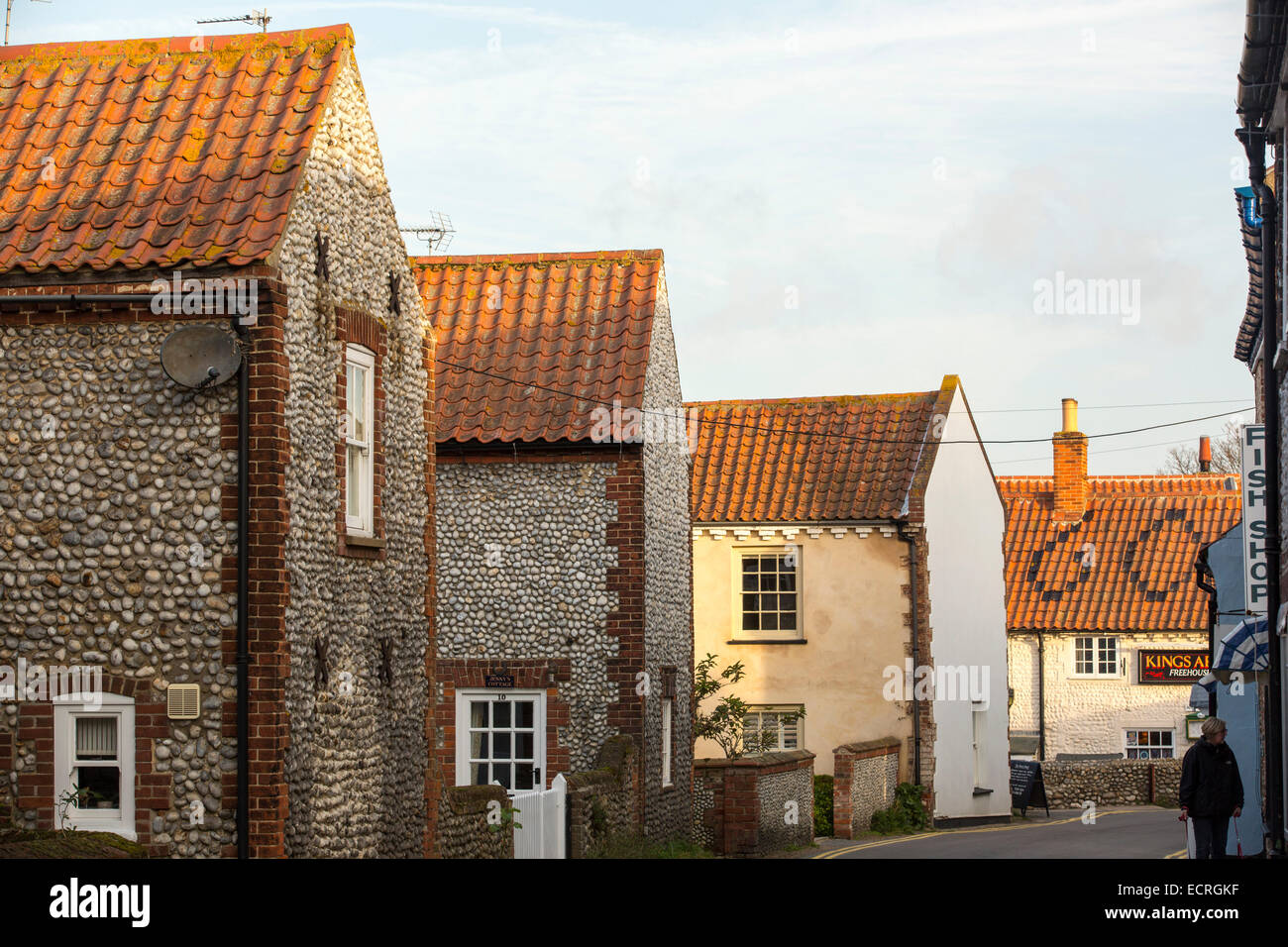 Flint houses village uk hi-res stock photography and images - Alamy