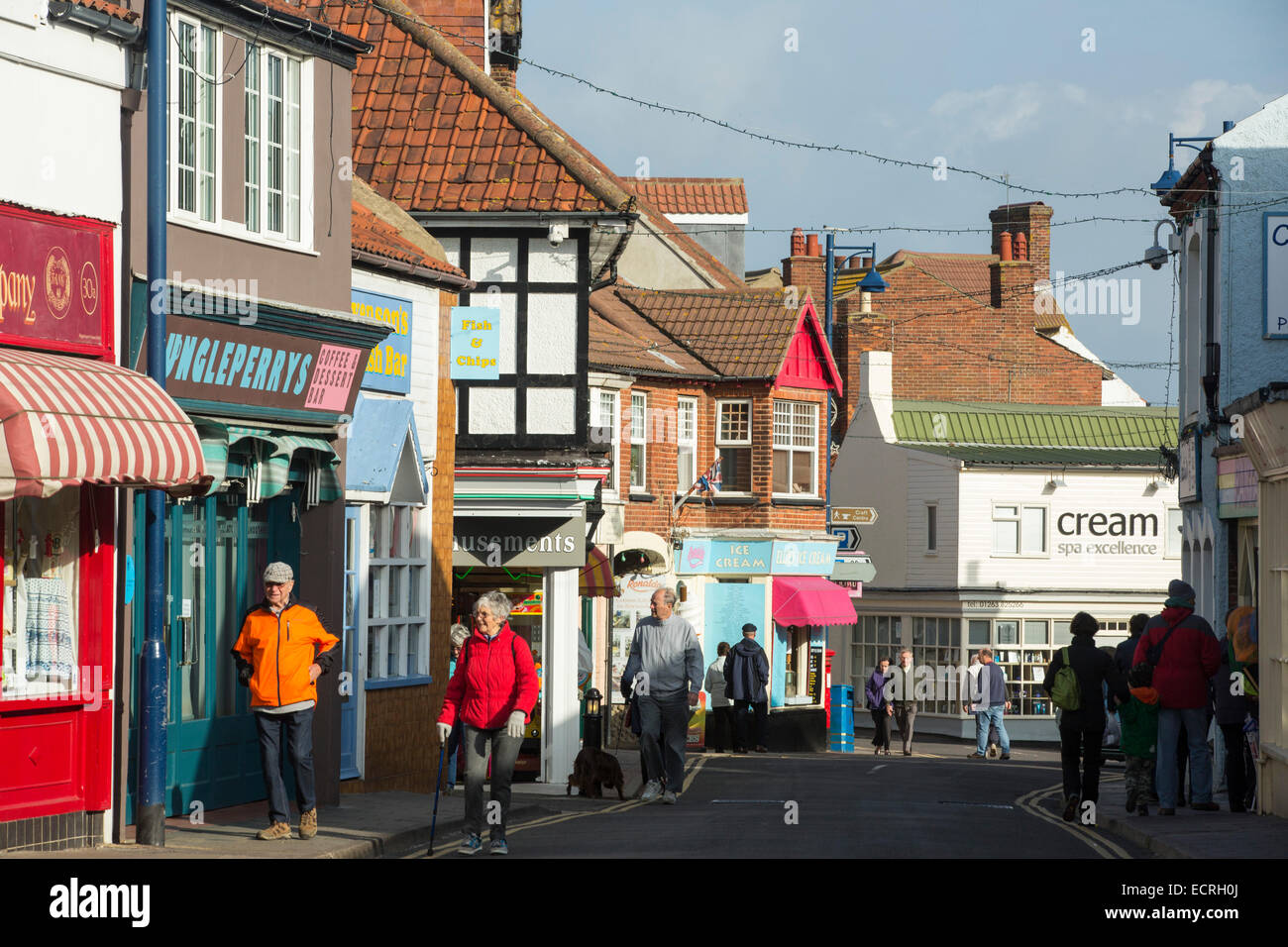 Sheringham in Norfolk, UK Stock Photo - Alamy