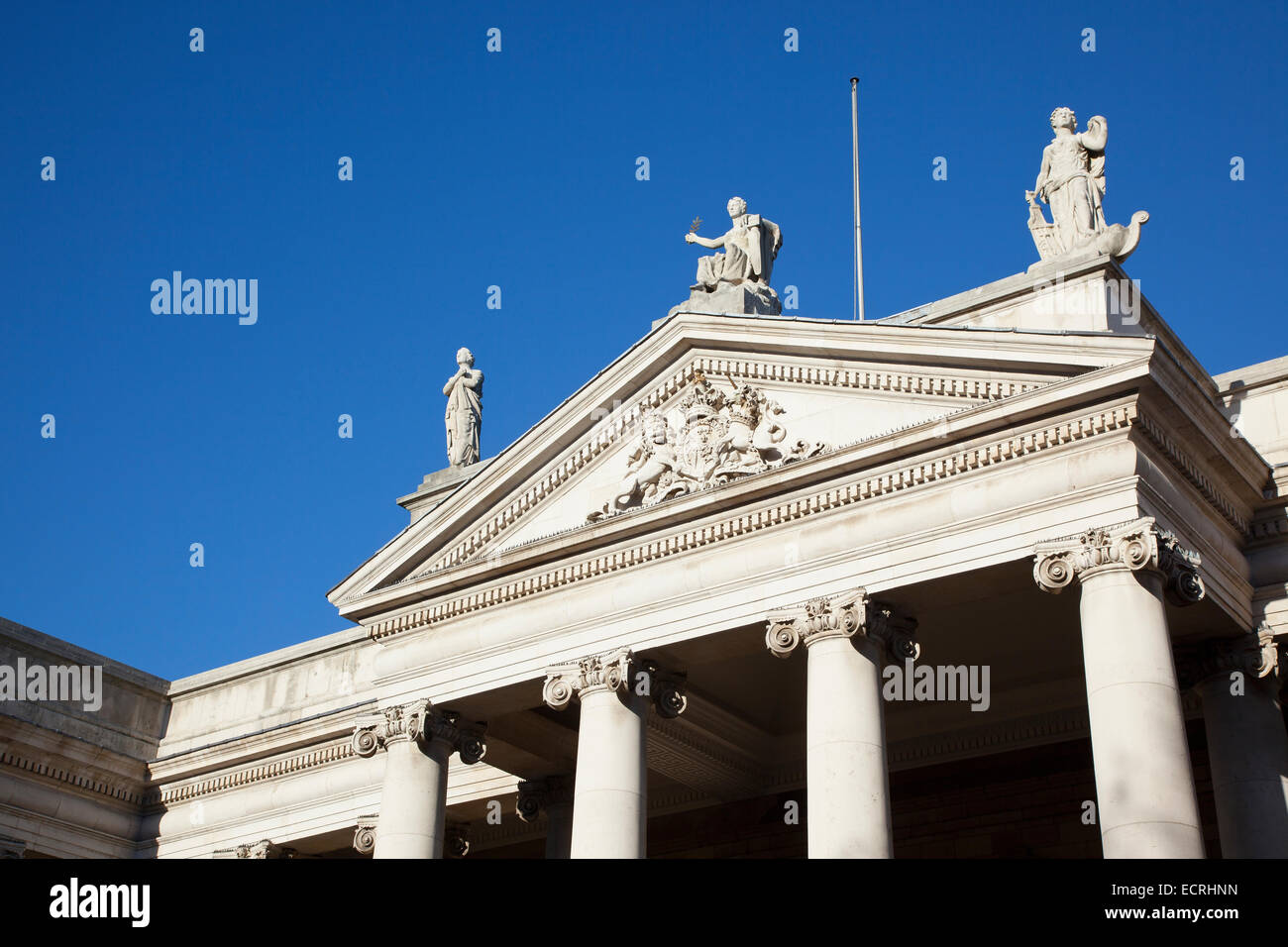 Ireland, Dublin, Bank Of Ireland building in College Green former Irish ...