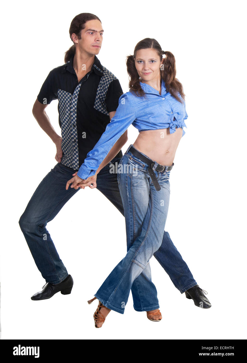 Woman in jeans bending over hi-res stock photography and images - Alamy