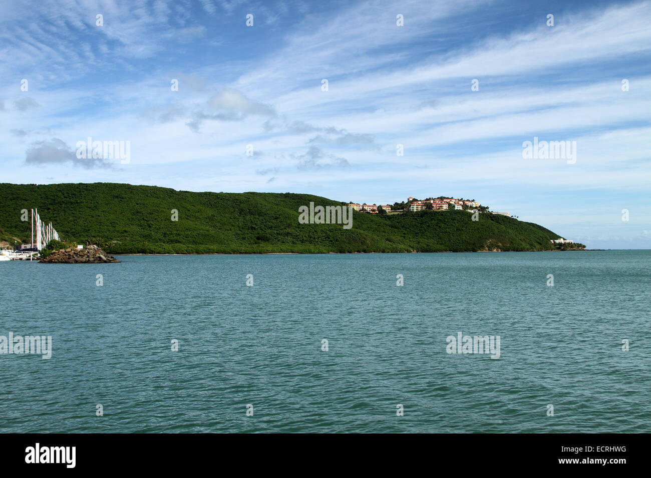 A view of Puerto Rico from the ocean Stock Photo - Alamy