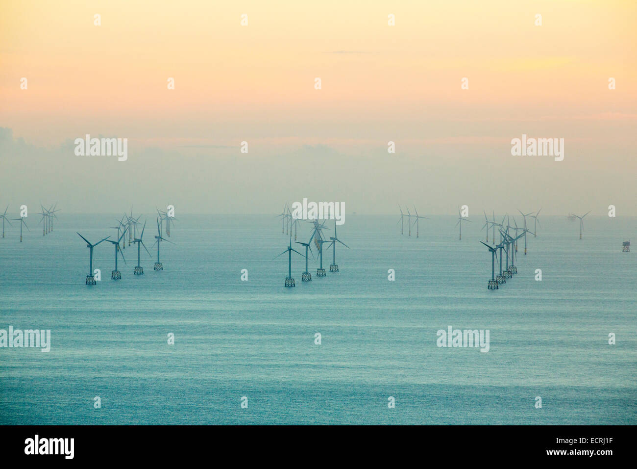 Morecambe bay wind farm hi-res stock photography and images - Alamy