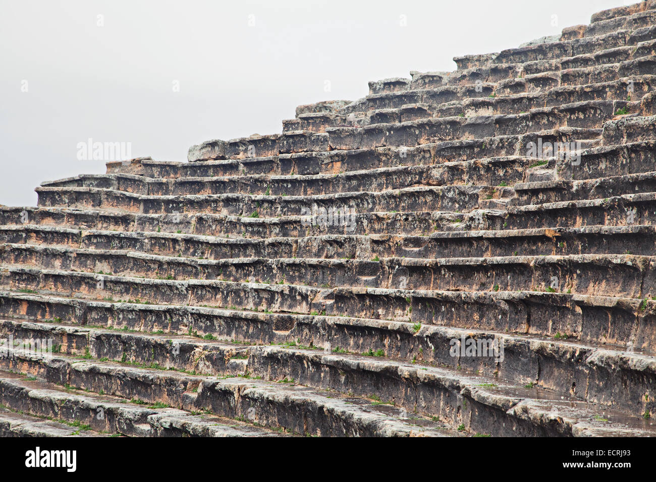 Ancient greek amphiteater in Turkey, abstract architecture Stock Photo ...