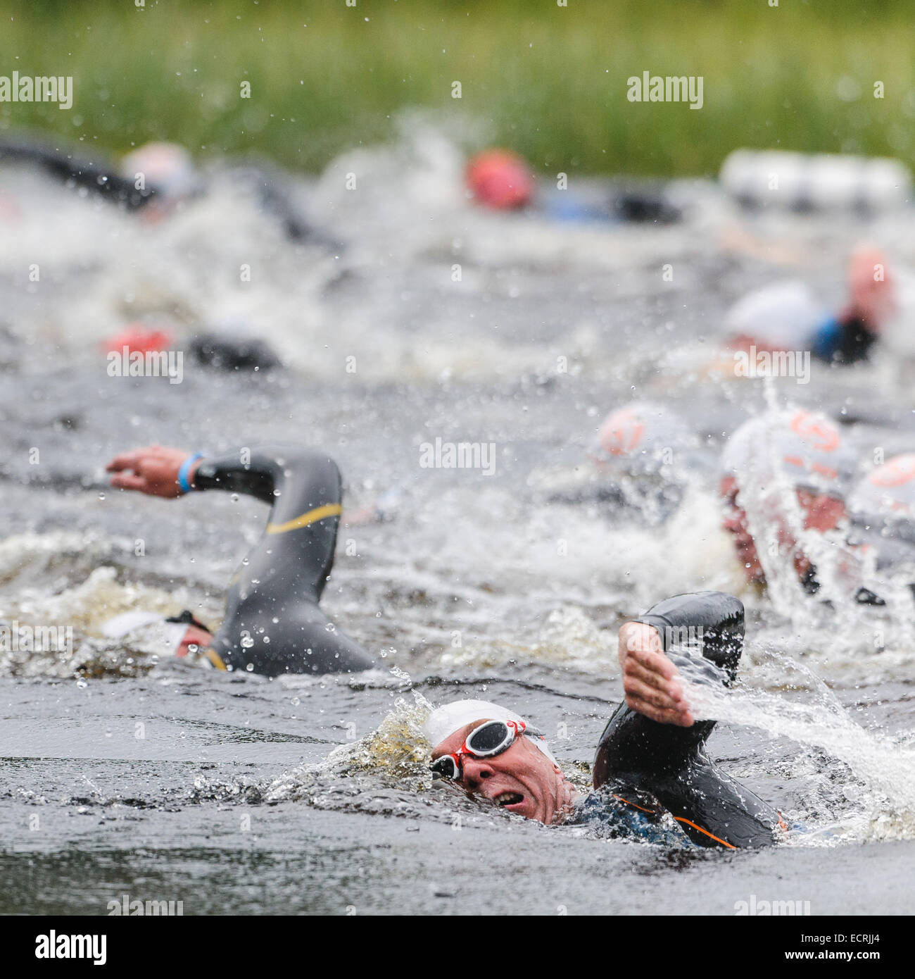 Swimmers swimming race outdoor hi-res stock photography and images - Alamy
