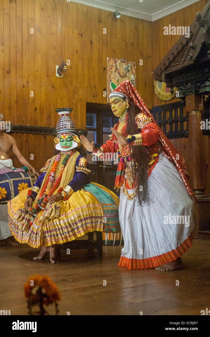Kathakali the story play is the classical dance drama of kerala hi-res ...