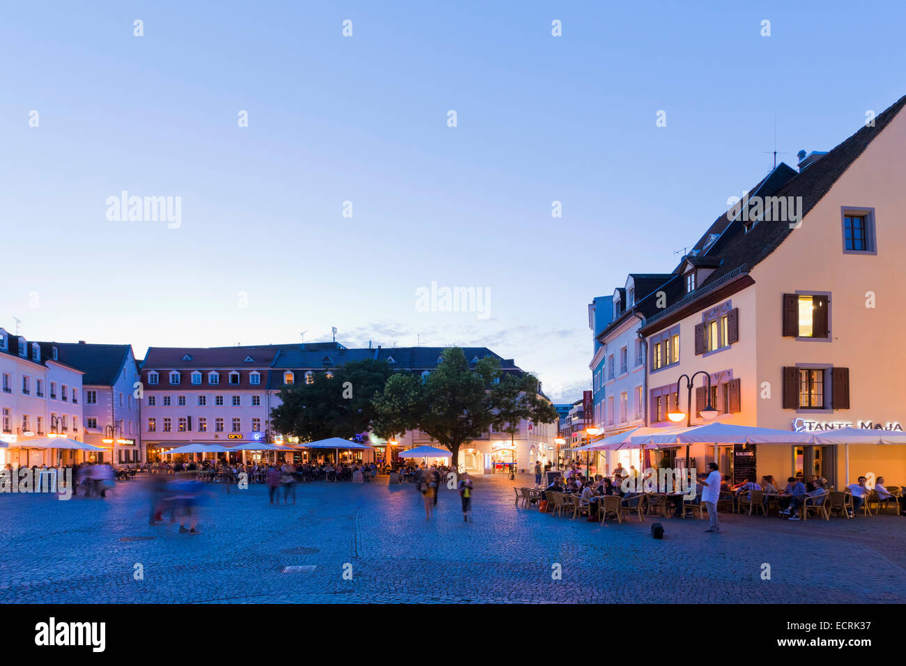 Cafes, Läden, St. Johanner Markt, Altstadt, Saarbrücken, Saarland ...