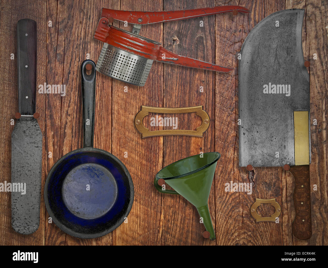 Vintage kitchen items hi-res stock photography and images - Alamy