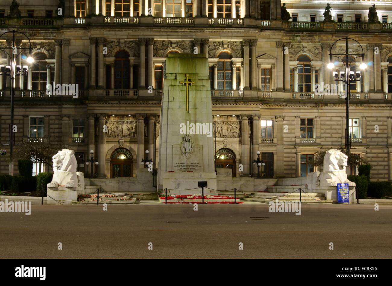 The Cenotaph at George Square in Glasgow, Scotland Stock Photo - Alamy