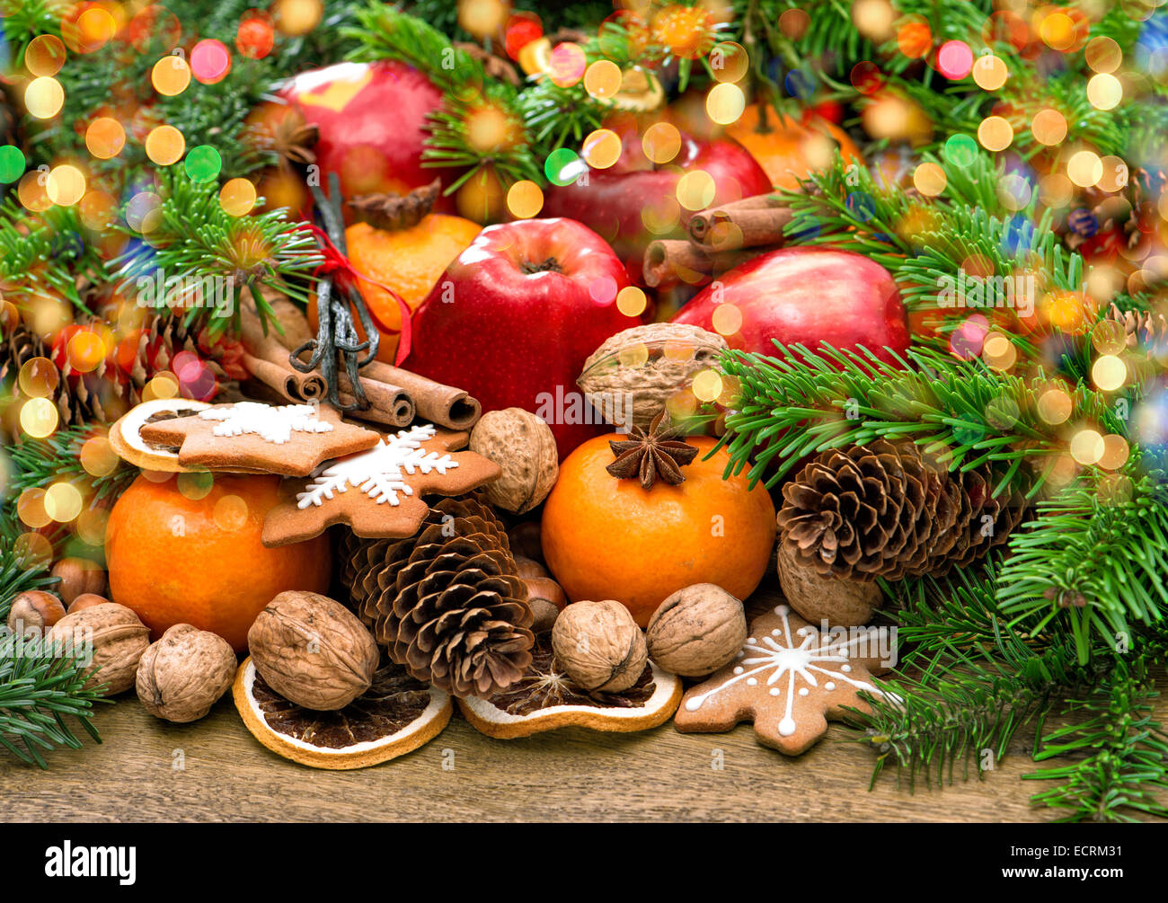 Food and lights hi-res stock photography and images - Alamy