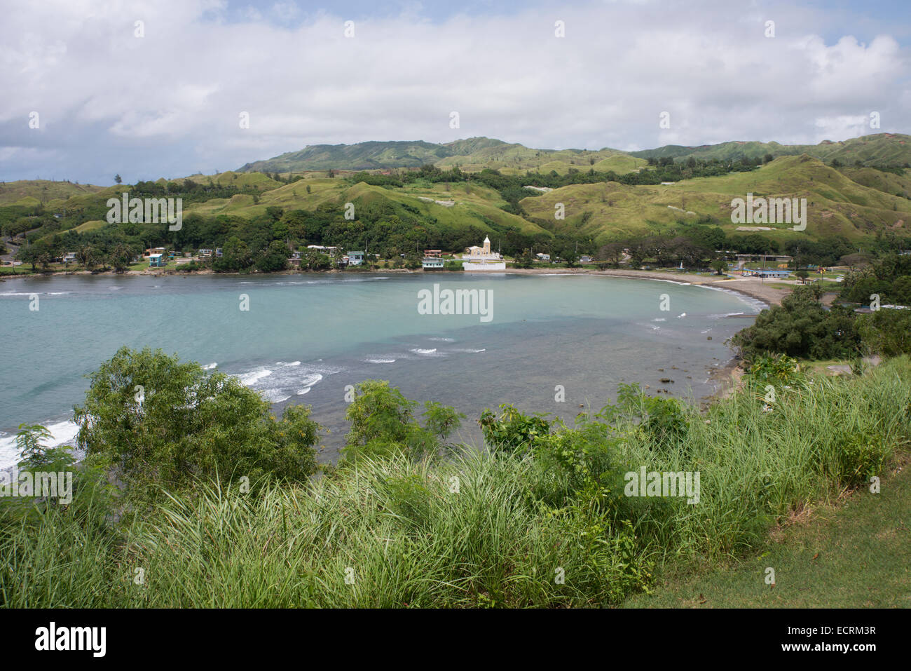 Micronesia, Mariana Islands, US Territory of Guam, Umatac. View of ...