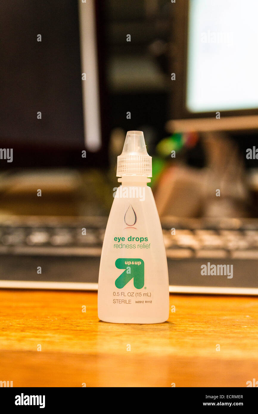 A Target brand bottle of eye drops Stock Photo - Alamy