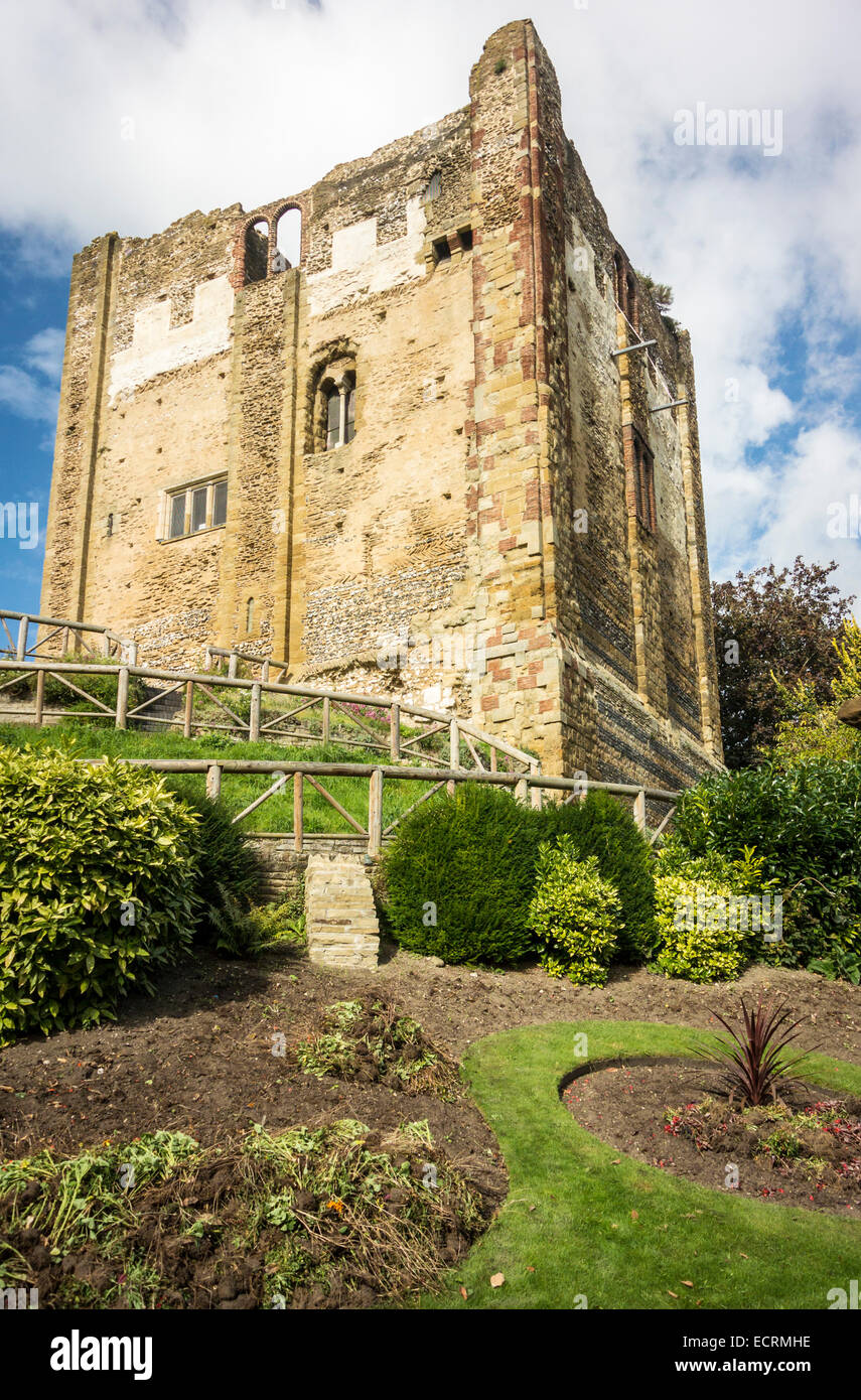 Guildford Castle tower Stock Photo - Alamy