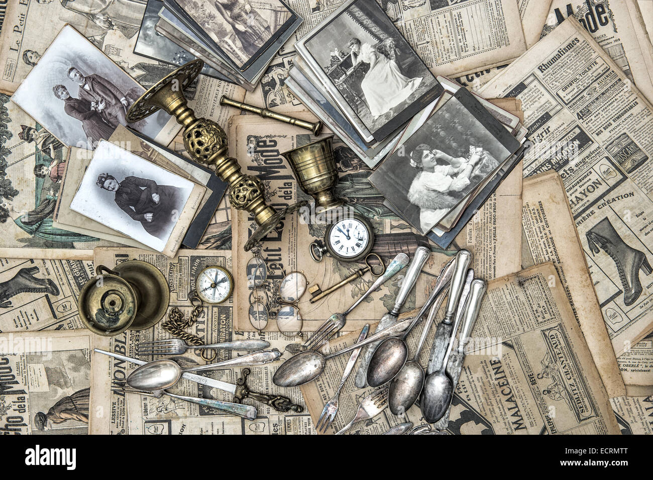 Vintage french photos hi-res stock photography and images - Alamy