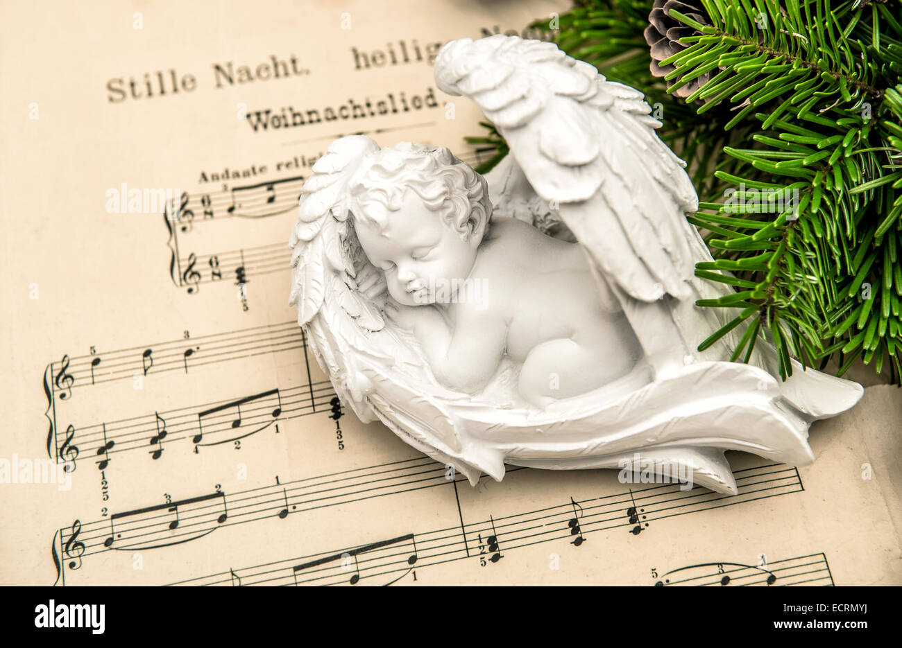 Sleeping angel and night hi-res stock photography and images - Alamy