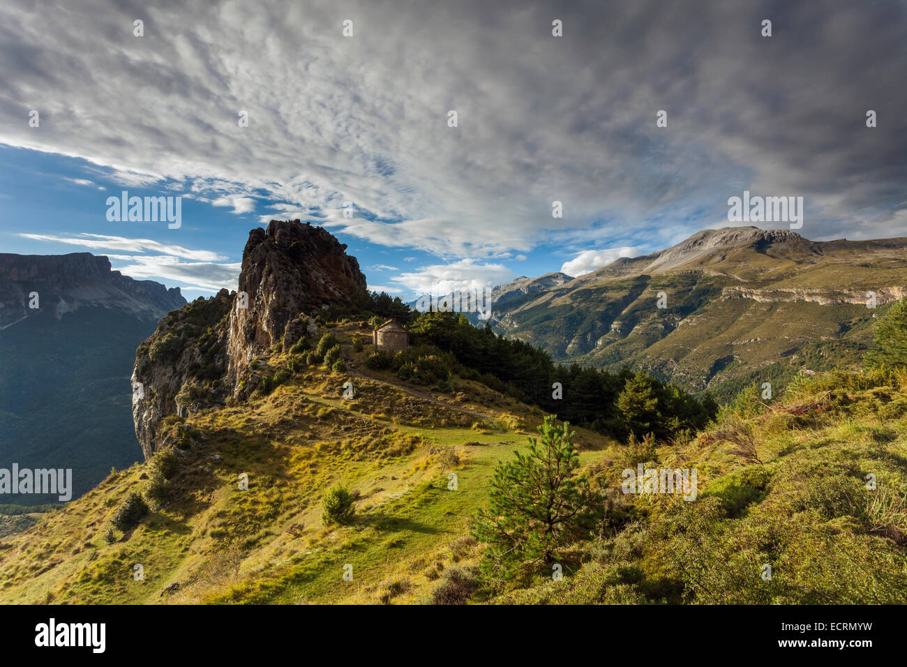 Pyrenees mountains near Tella, Huesca, Aragón, Spain. Ruta de las ...