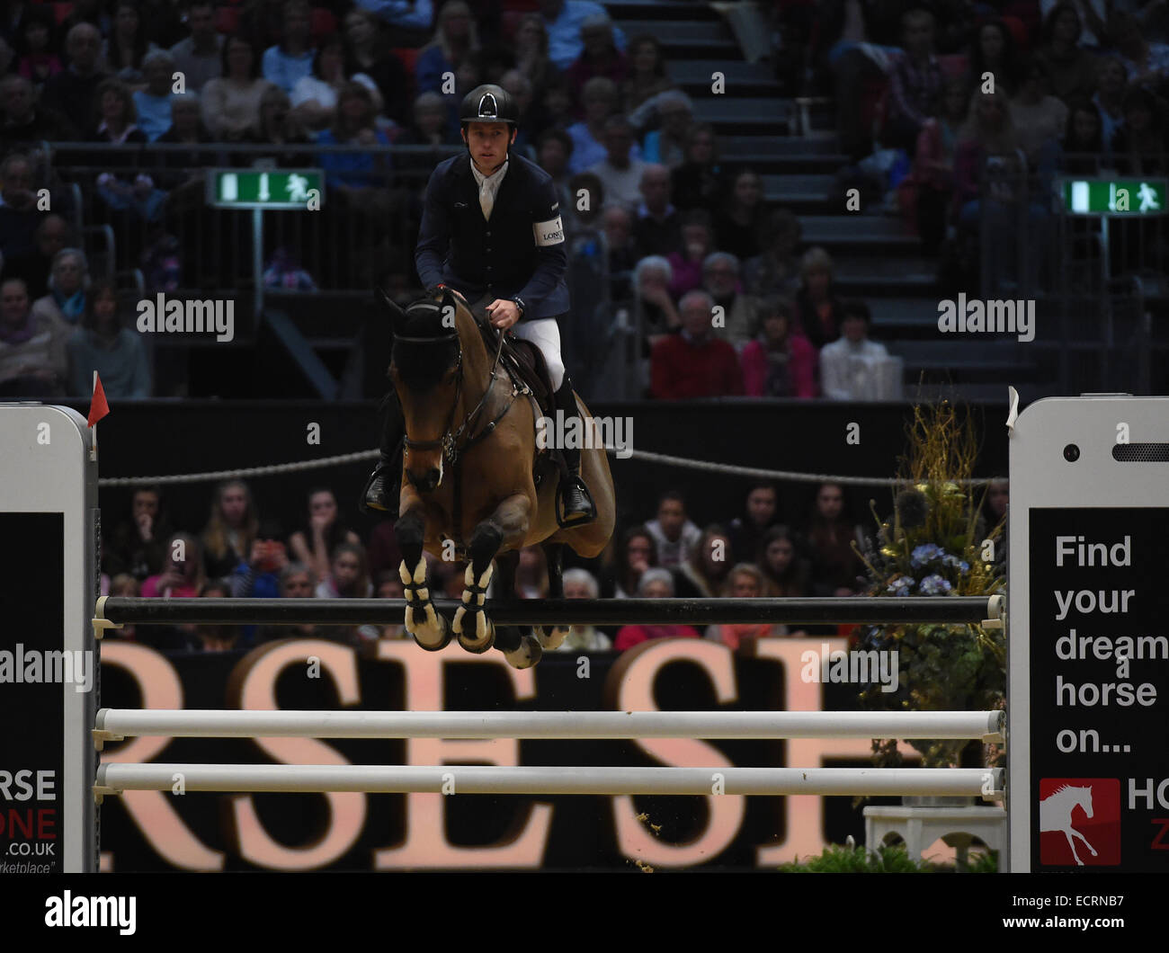 London, UK. 18th Dec, 2014. Olympia London Horse Show. Scott Brash ...