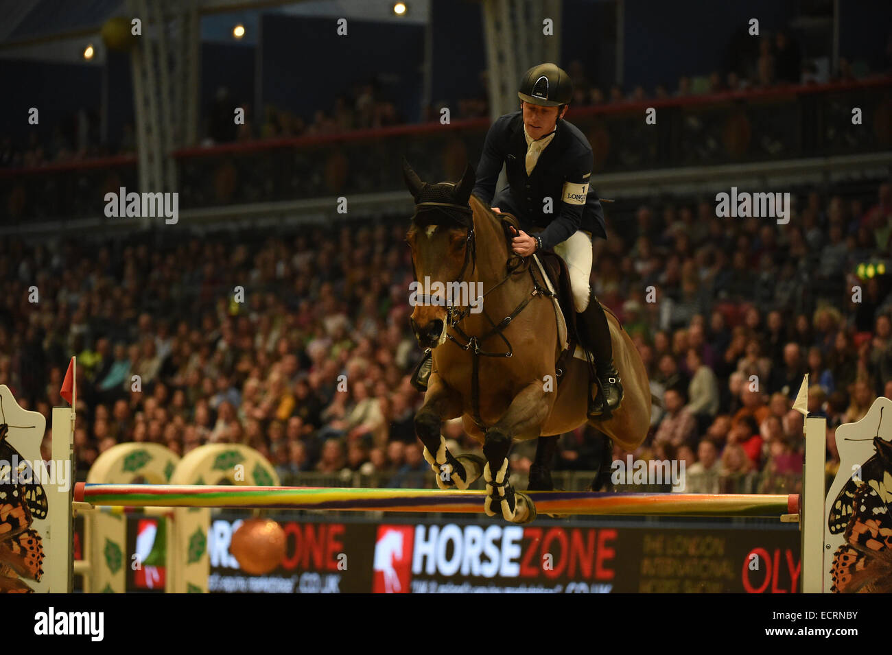 London, UK. 18th Dec, 2014. Olympia London Horse Show. Scott Brash on ...
