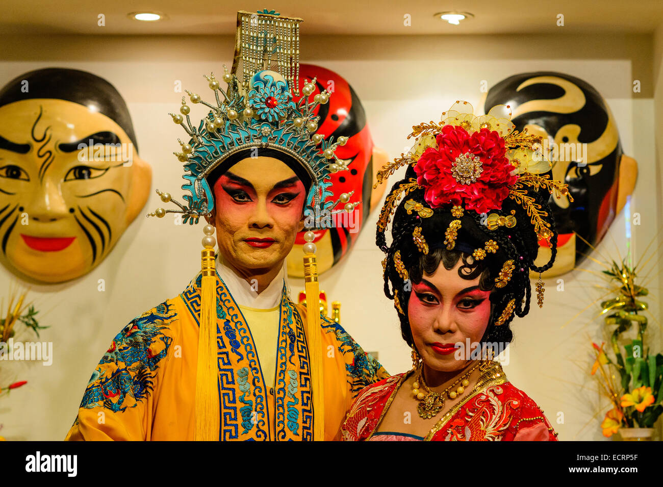 Cantonese Opera show in Singapore Stock Photo - Alamy