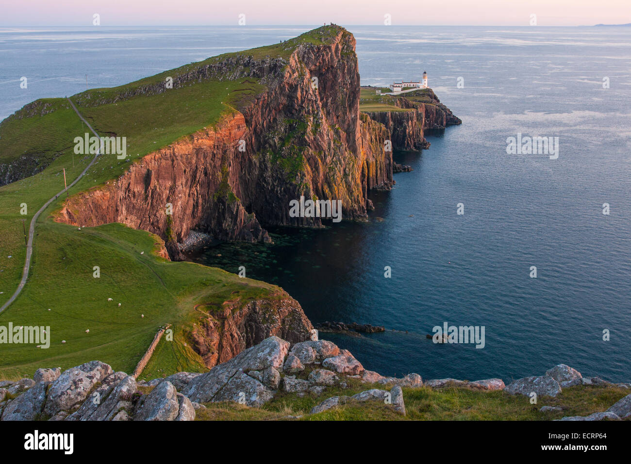 Neist point, Isle of Skye at sunset Stock Photo - Alamy