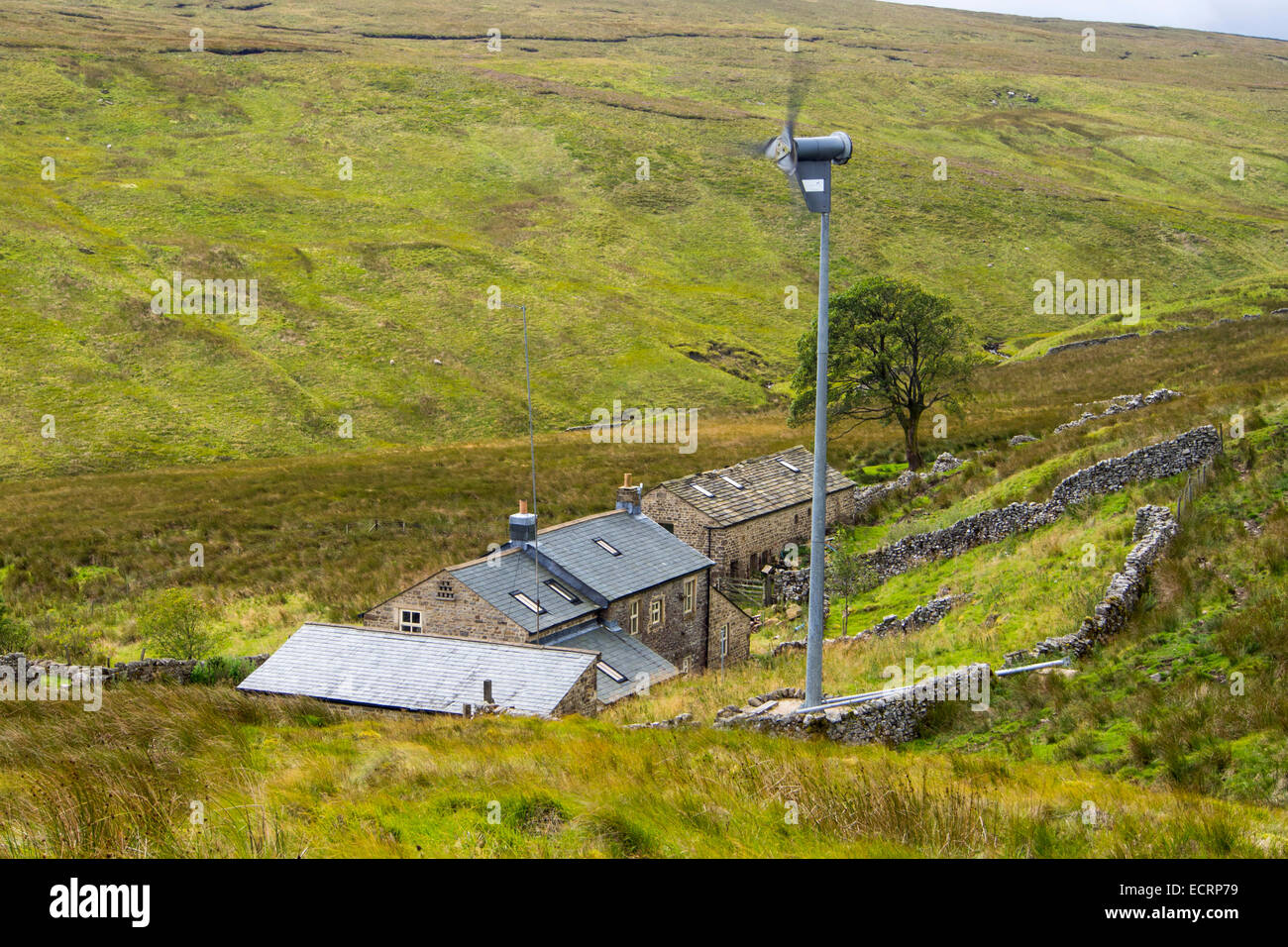 Farmhouse wind turbine hi-res stock photography and images - Alamy