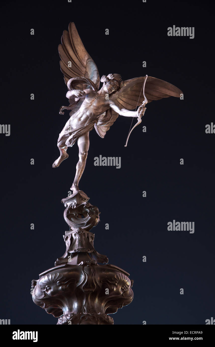 English landmarks. The familiar statue popularly known as Eros ...