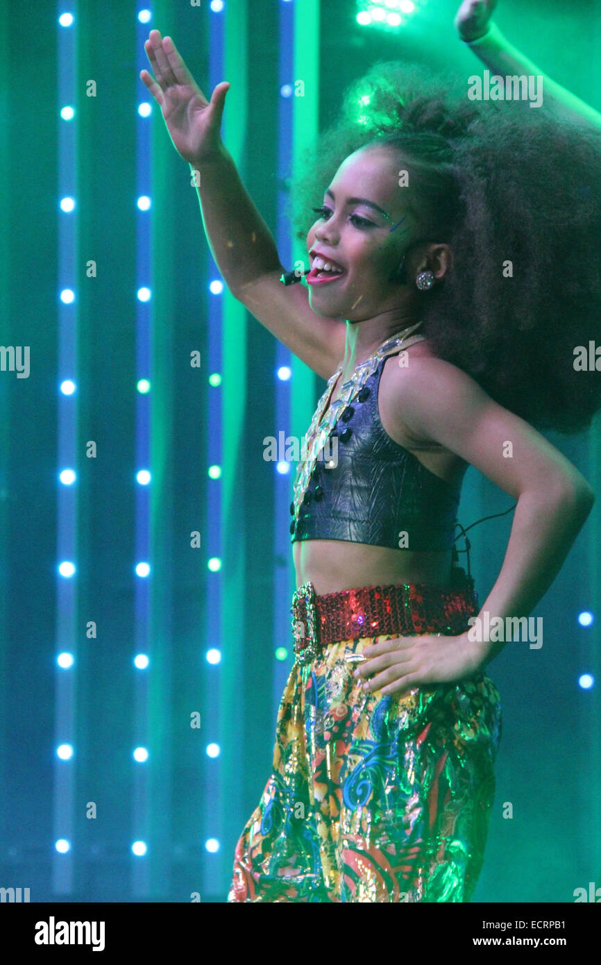 Asia Monet Ray performing live on stage at Universal City Walk ...