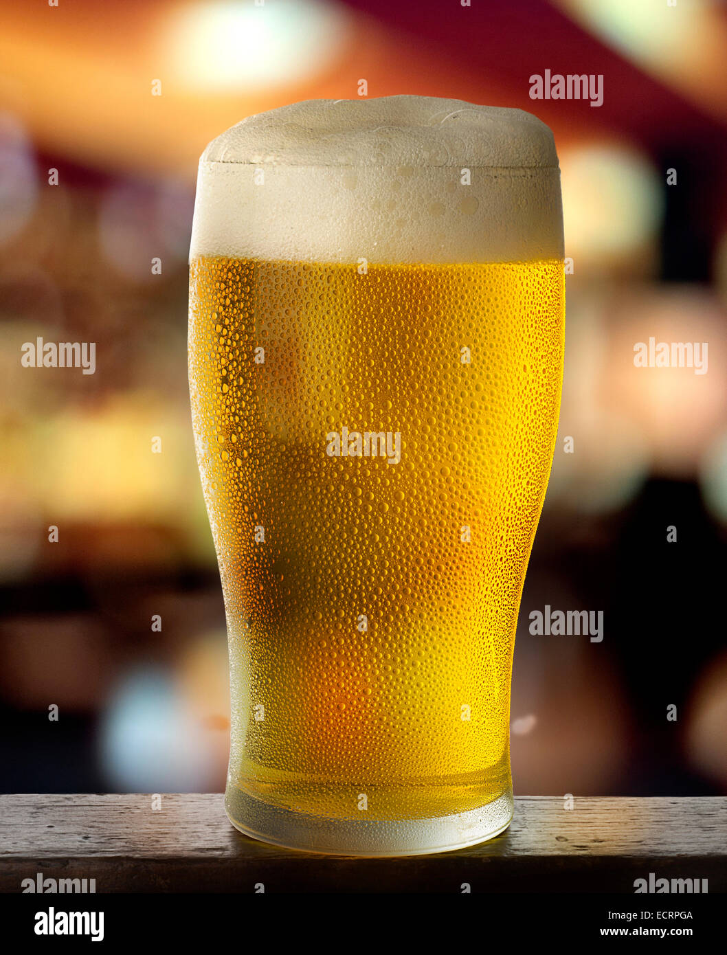 Beer bar glass hi-res stock photography and images - Alamy