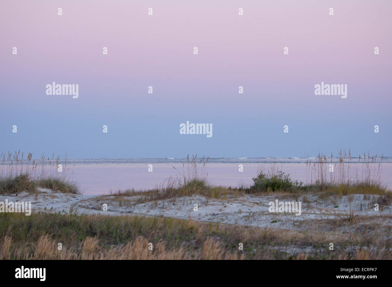 Ponce Inlet at dusk, Volusia County, Florida USA Stock Photo - Alamy
