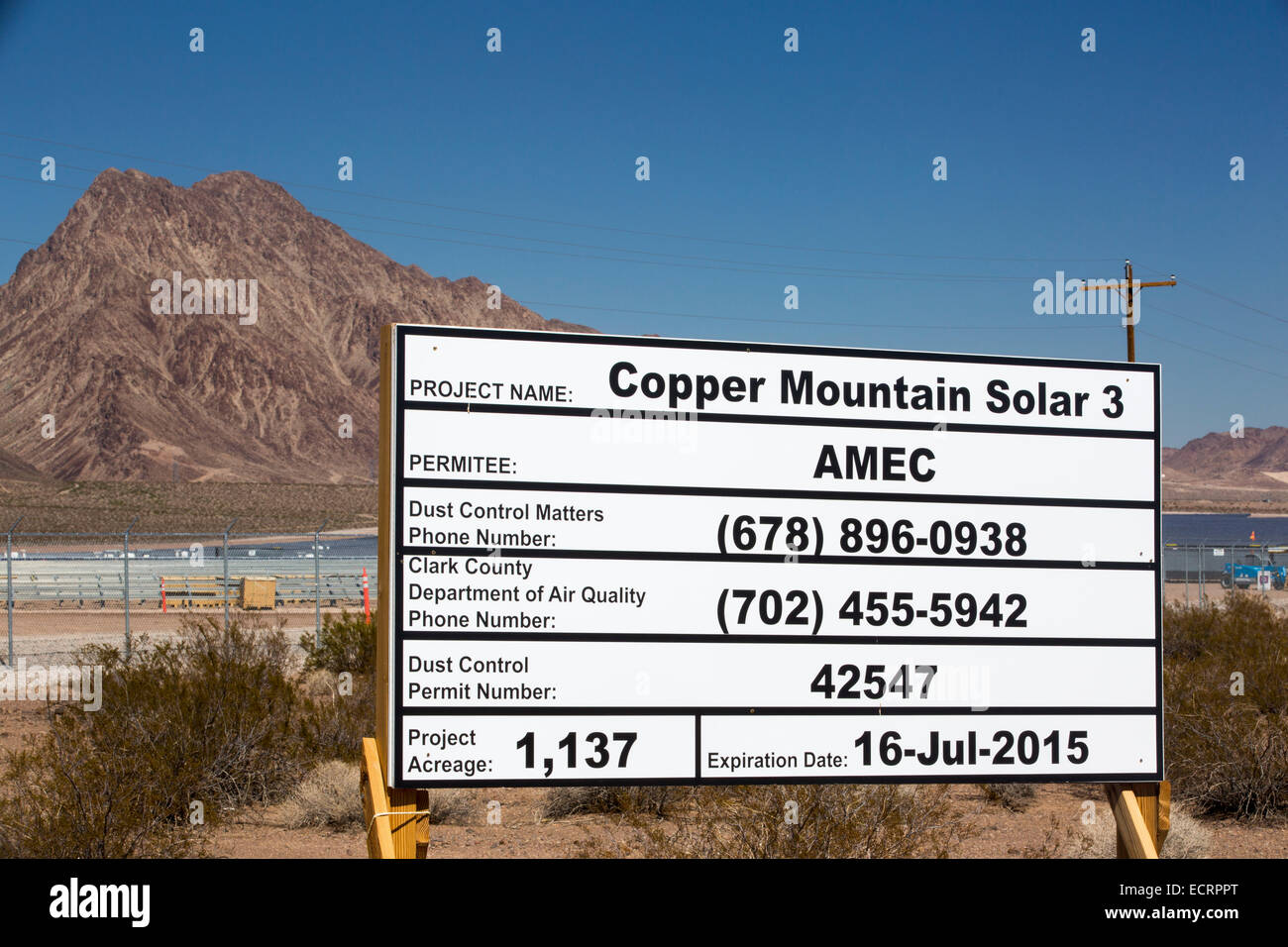 The Copper Mountain Solar 3 project, is a 250-megawatt solar power ...