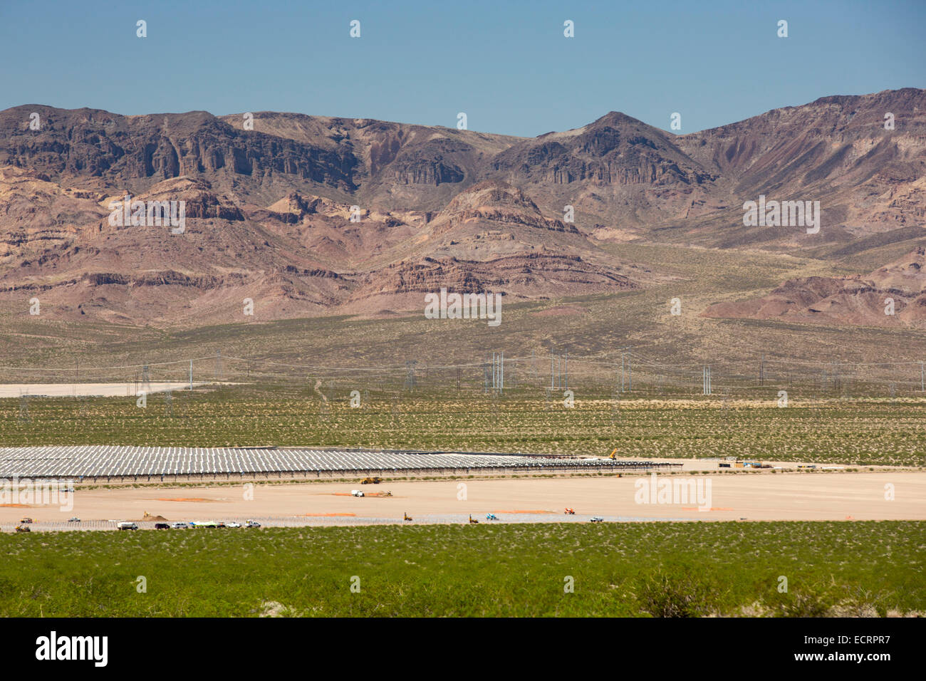 The Copper Mountain solar power station, USA Stock Photo - Alamy