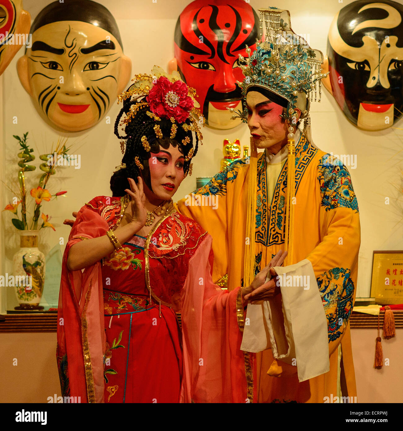 Cantonese Opera show in Singapore Stock Photo - Alamy