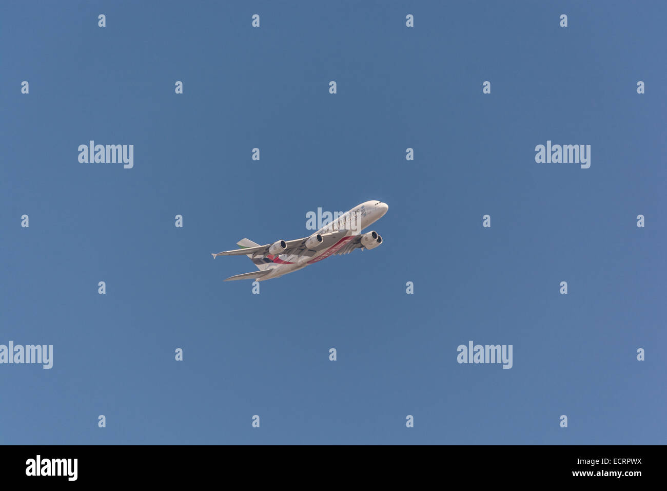 Plane over London England Stock Photo - Alamy