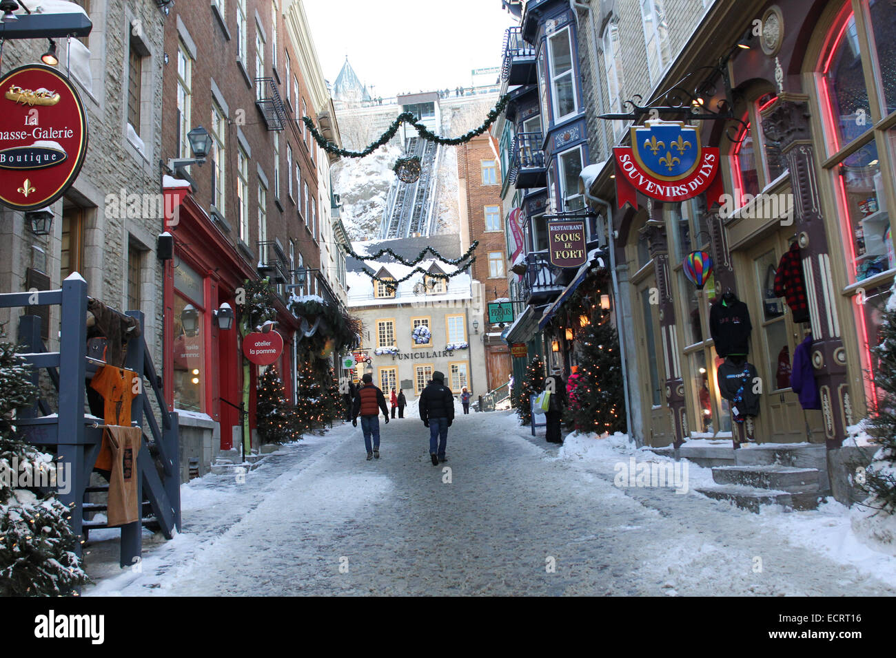 Old quebec city hi-res stock photography and images - Alamy