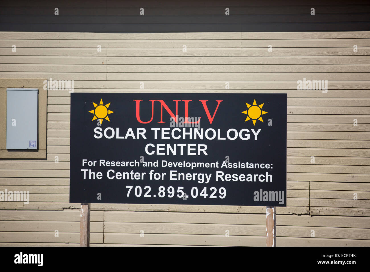 A solar research and development plant by the Copper Mountain Solar 2 ...